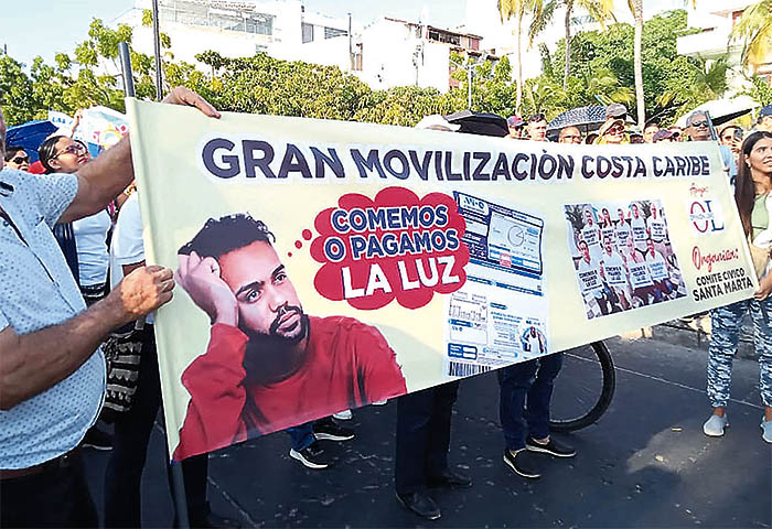 La Costa Caribe marchó indignada